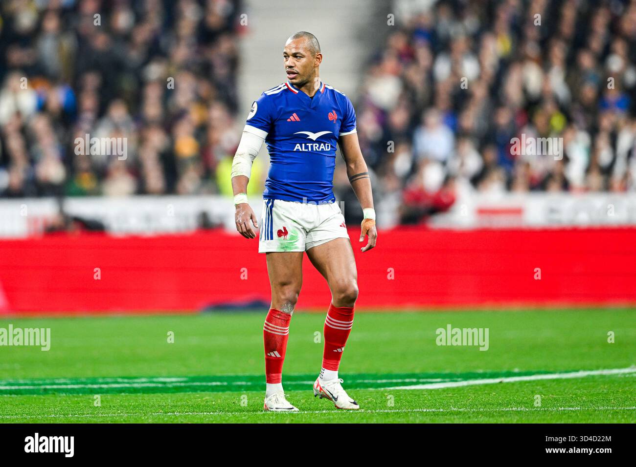 Gael Fickou during the Autumn Nations Series XV rugby union match France VS South Africa ...