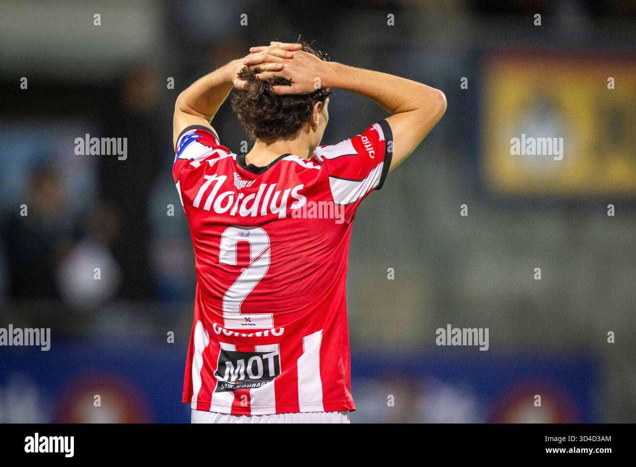 Sandefjord 20251109. Tromsø's Leo Cornic after the elite football match ...