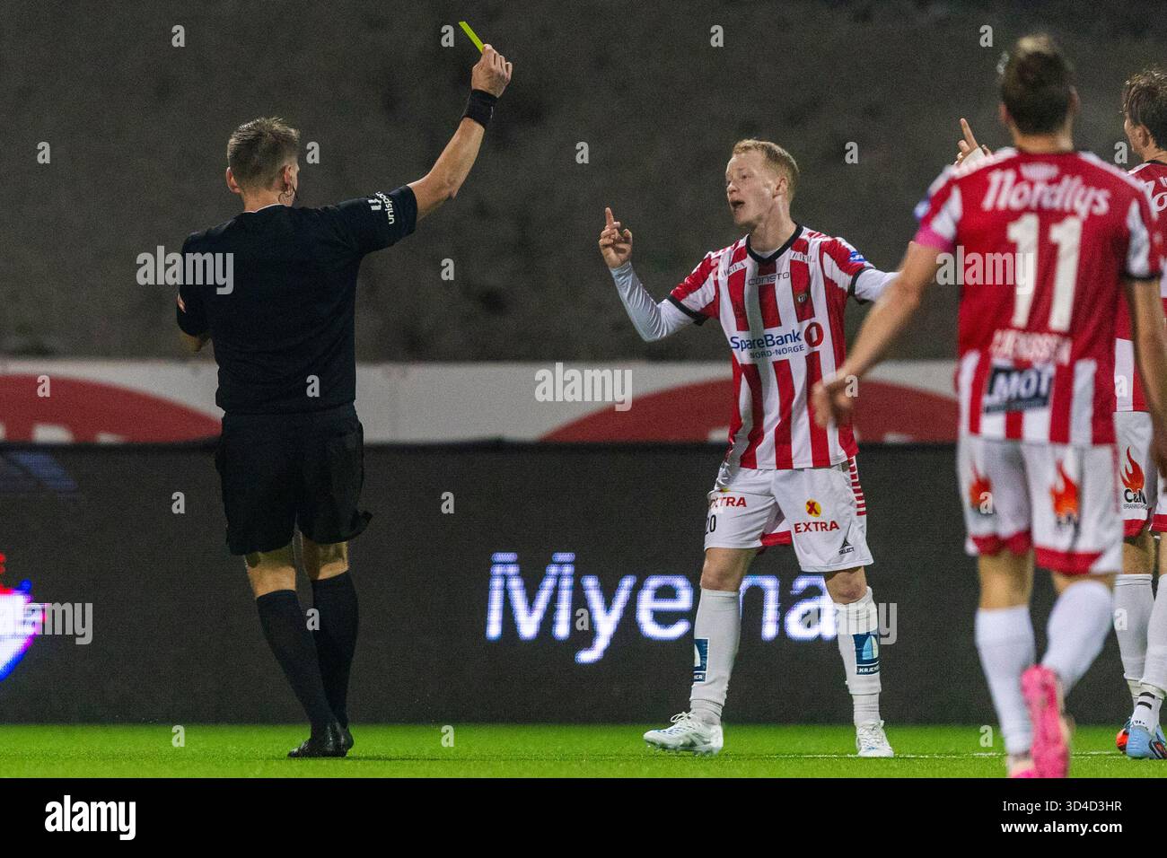 Sandefjord 20251109. Tromsø's David Edvardsson in the elite football ...