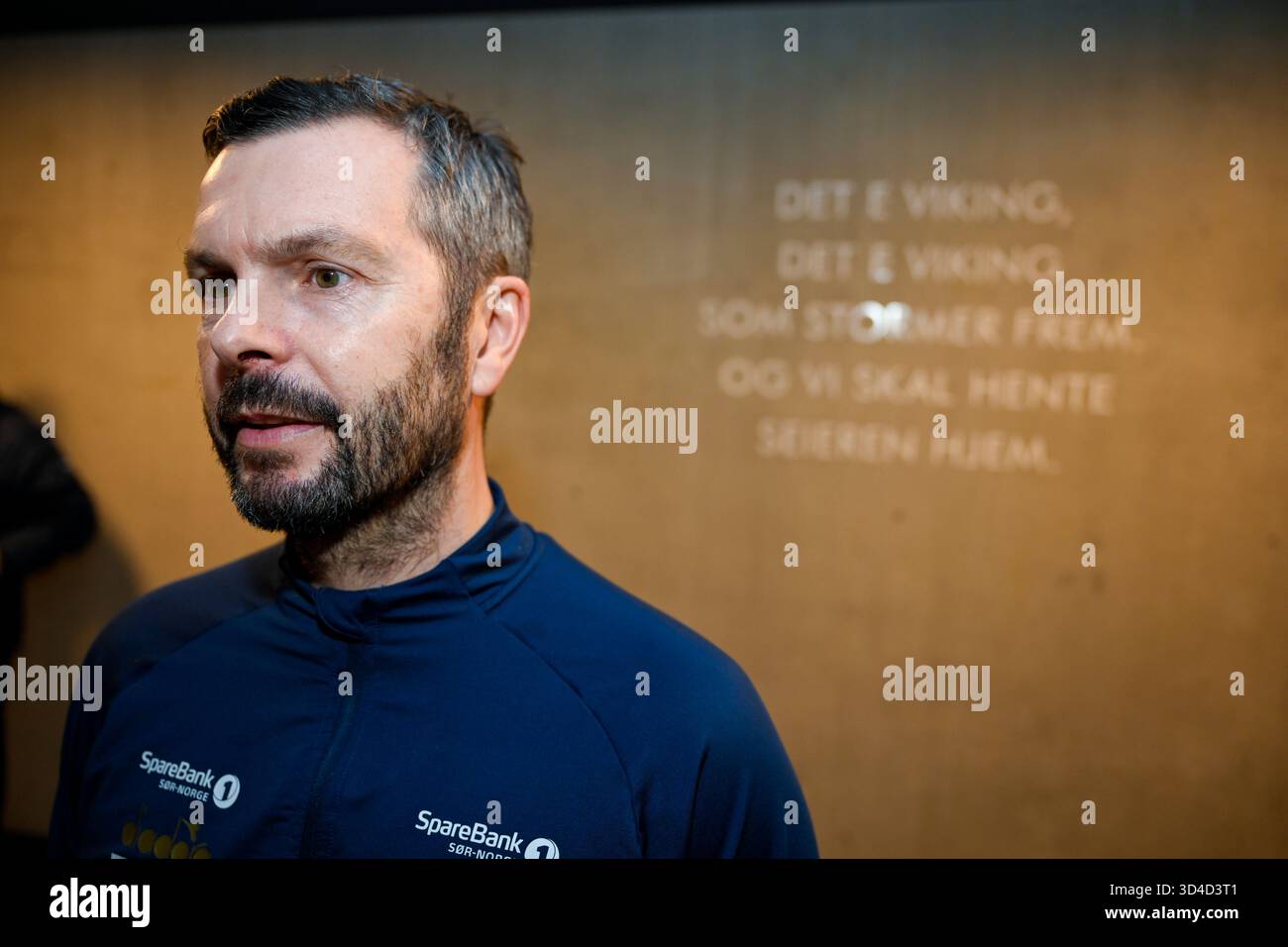 Stavanger 20251108. Vikings coach Bjarte Lunde Aarsheim during the ...