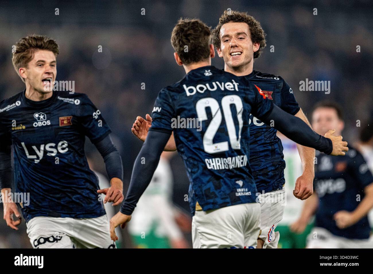 Stavanger 20251108. Vikings Joe Bell cheers during the elite series ...