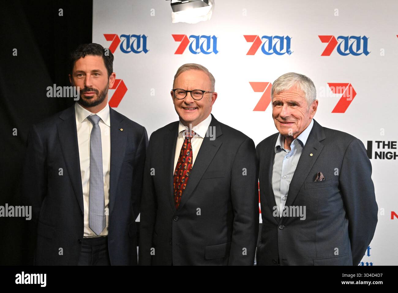 Ryan Stokes, Prime Minister Anthony Albanese and Seven Group Holdings ...