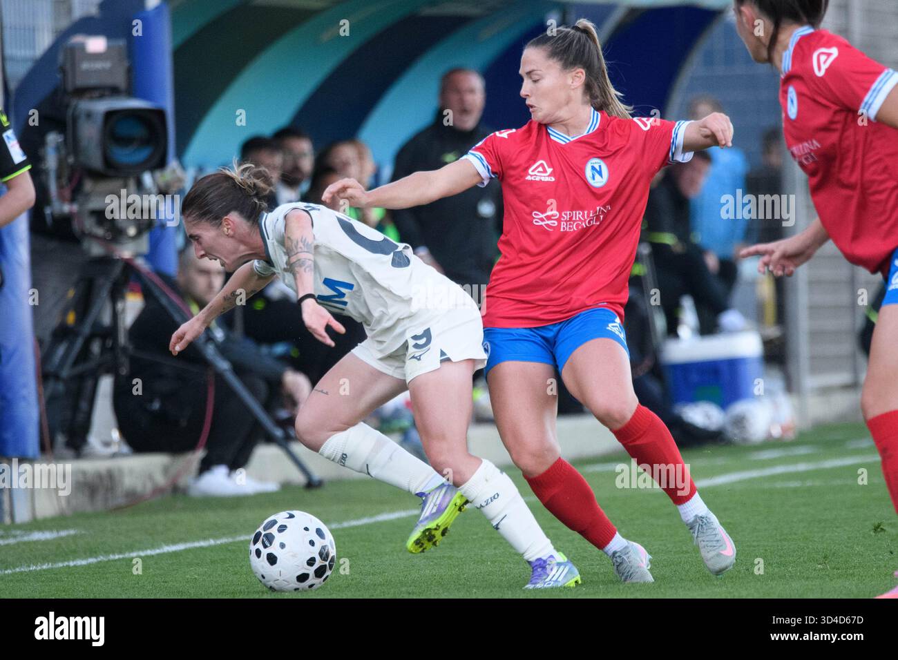 Noemi Visentin of S.S. Lazio plays during the Serie A Women's match ...