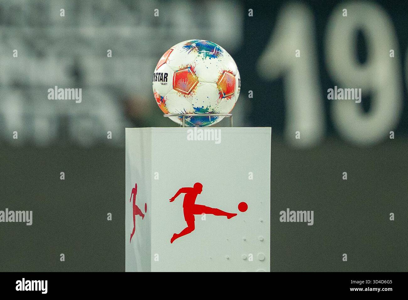 Derbystar match ball of the Bundesliga [Bundesliga], Stock photo ...