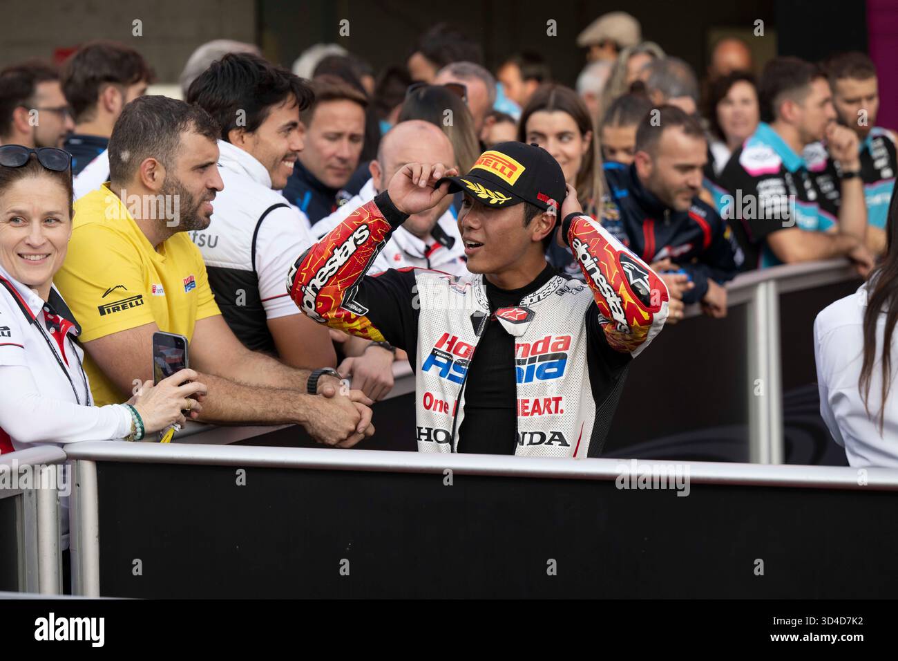 FURUSATO Taiyo (jpn), Honda Team Asia, portrait celebrates his third ...