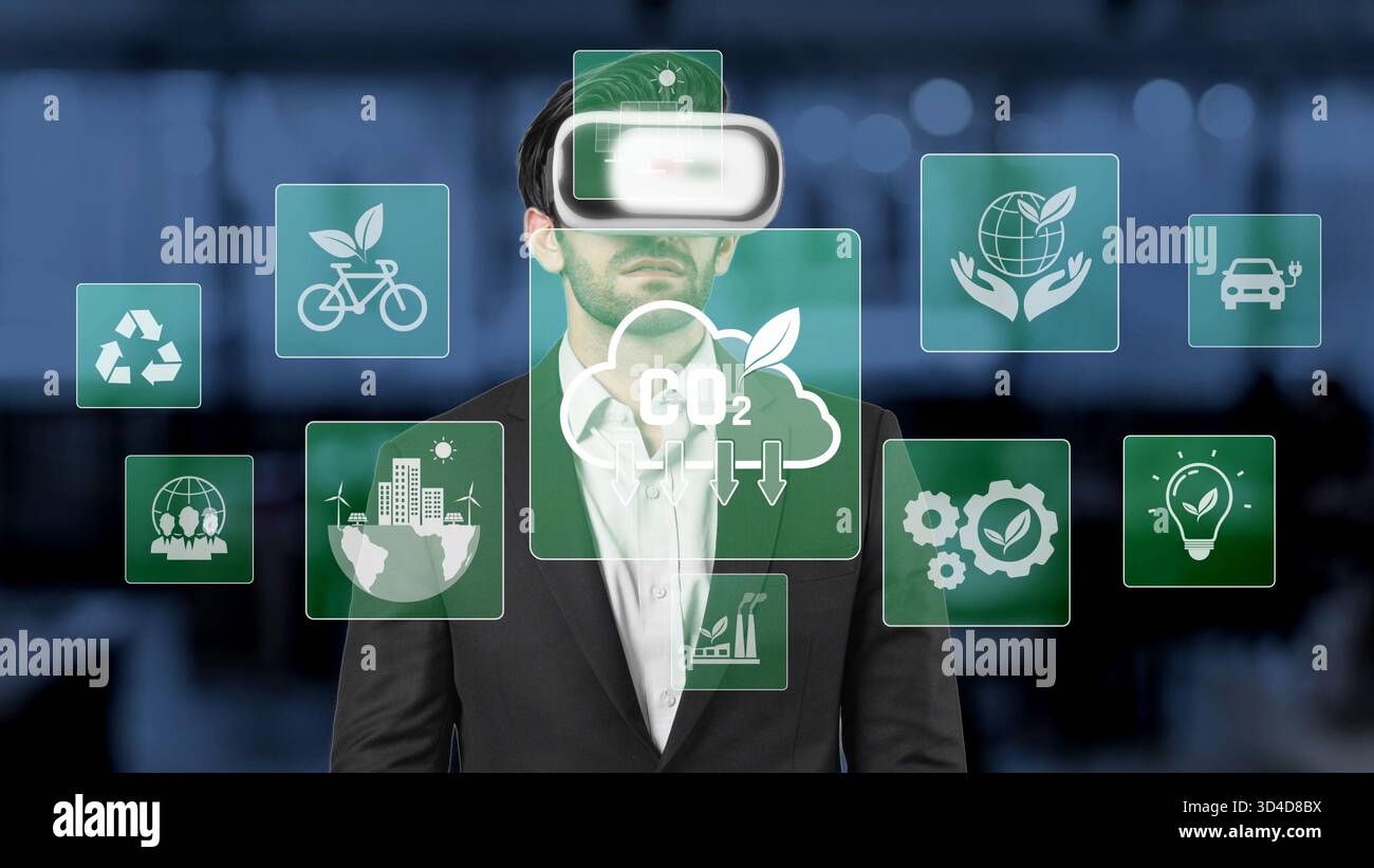Modern sustainability symbols hi-res stock photography and images - Alamy