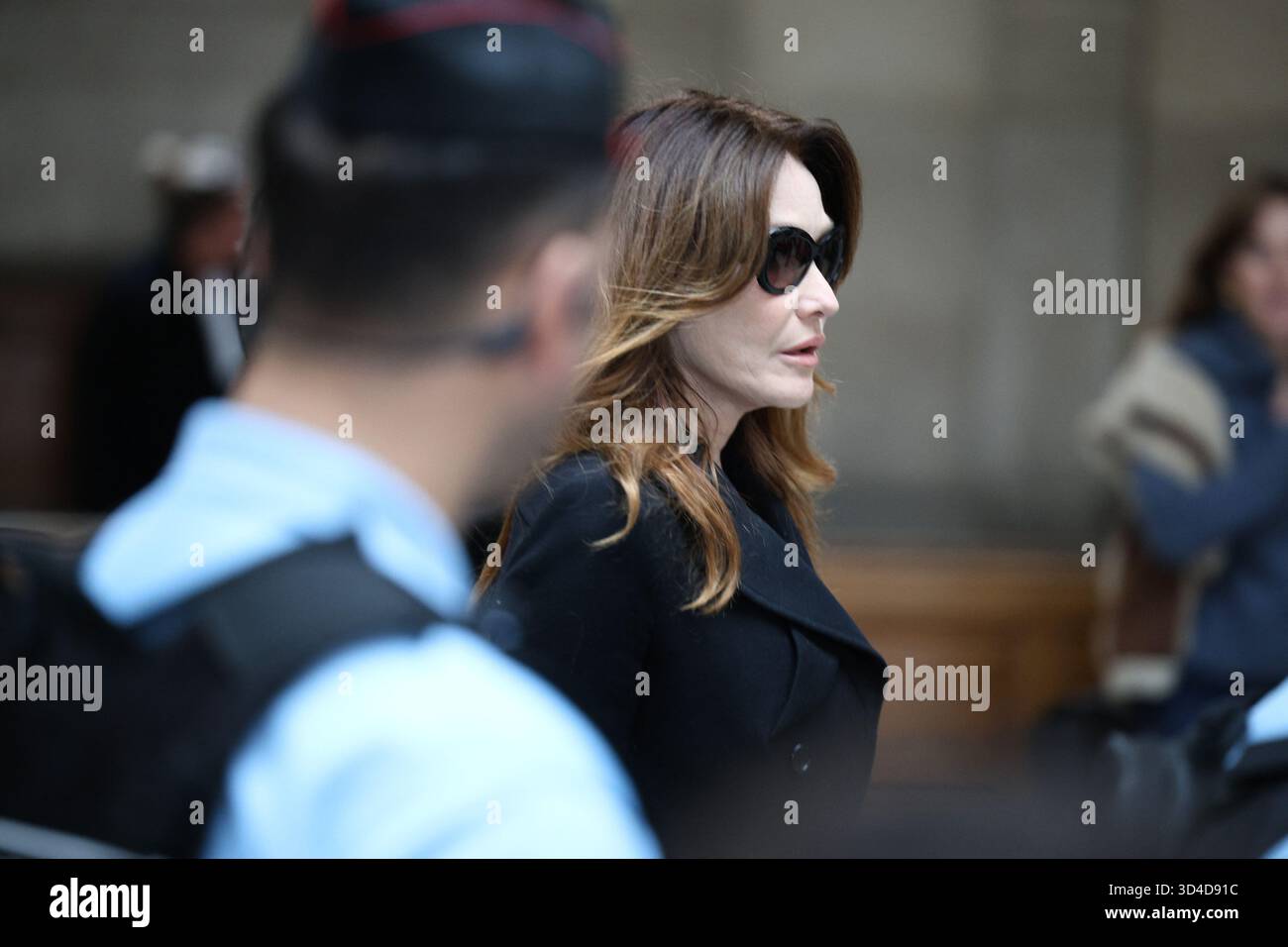 Carla Bruni arriving at the Paris Appeal Court for the request for ...