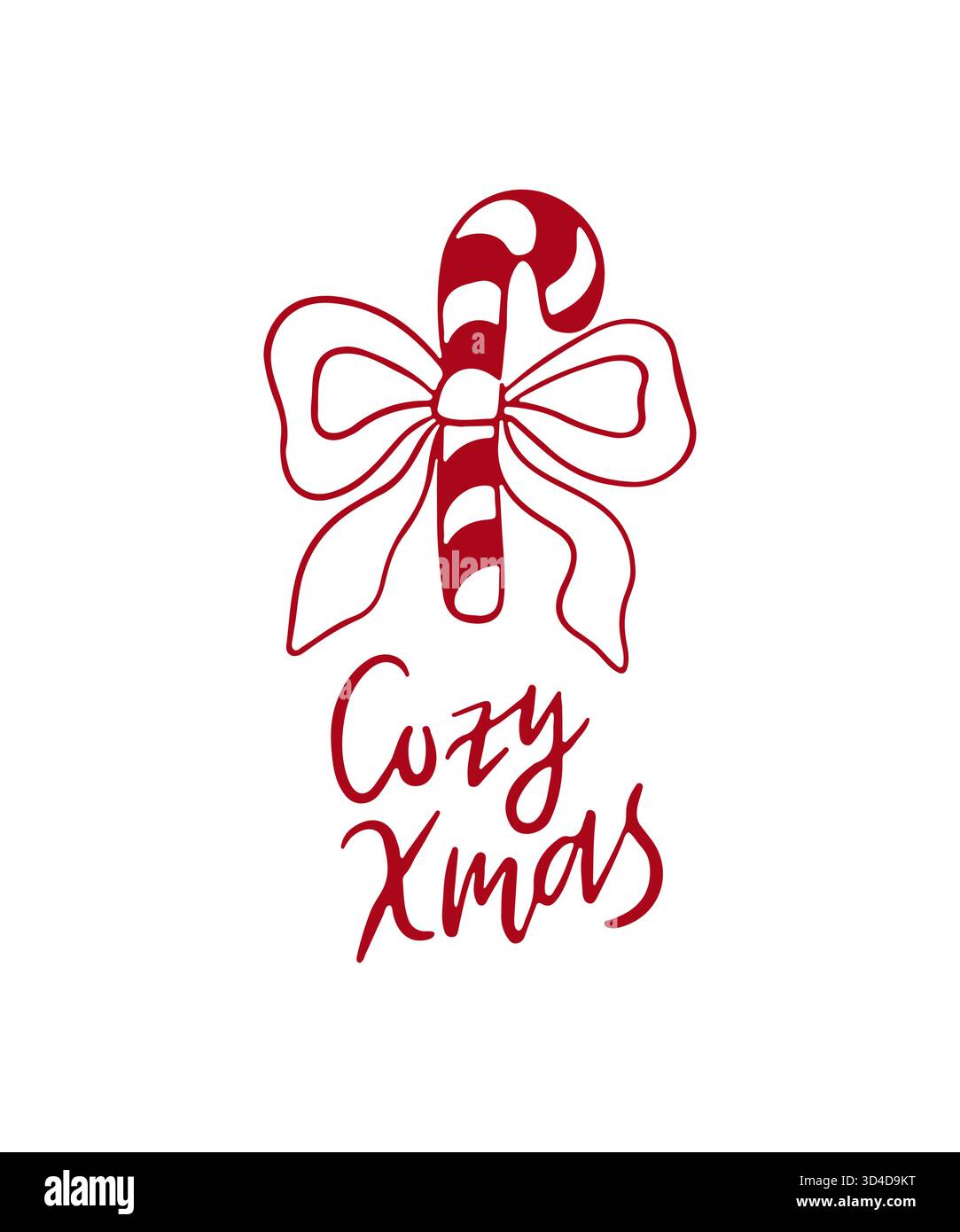 Hand drawn simple Christmas vector drawing Stock Vector Image & Art - Alamy