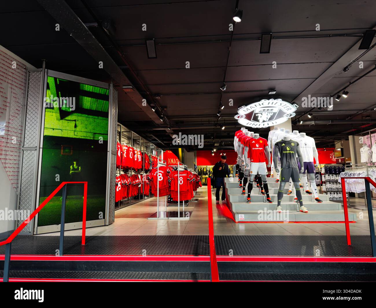 IManchester, UK - September 30, 2025: nside Manchester shop featuring ...