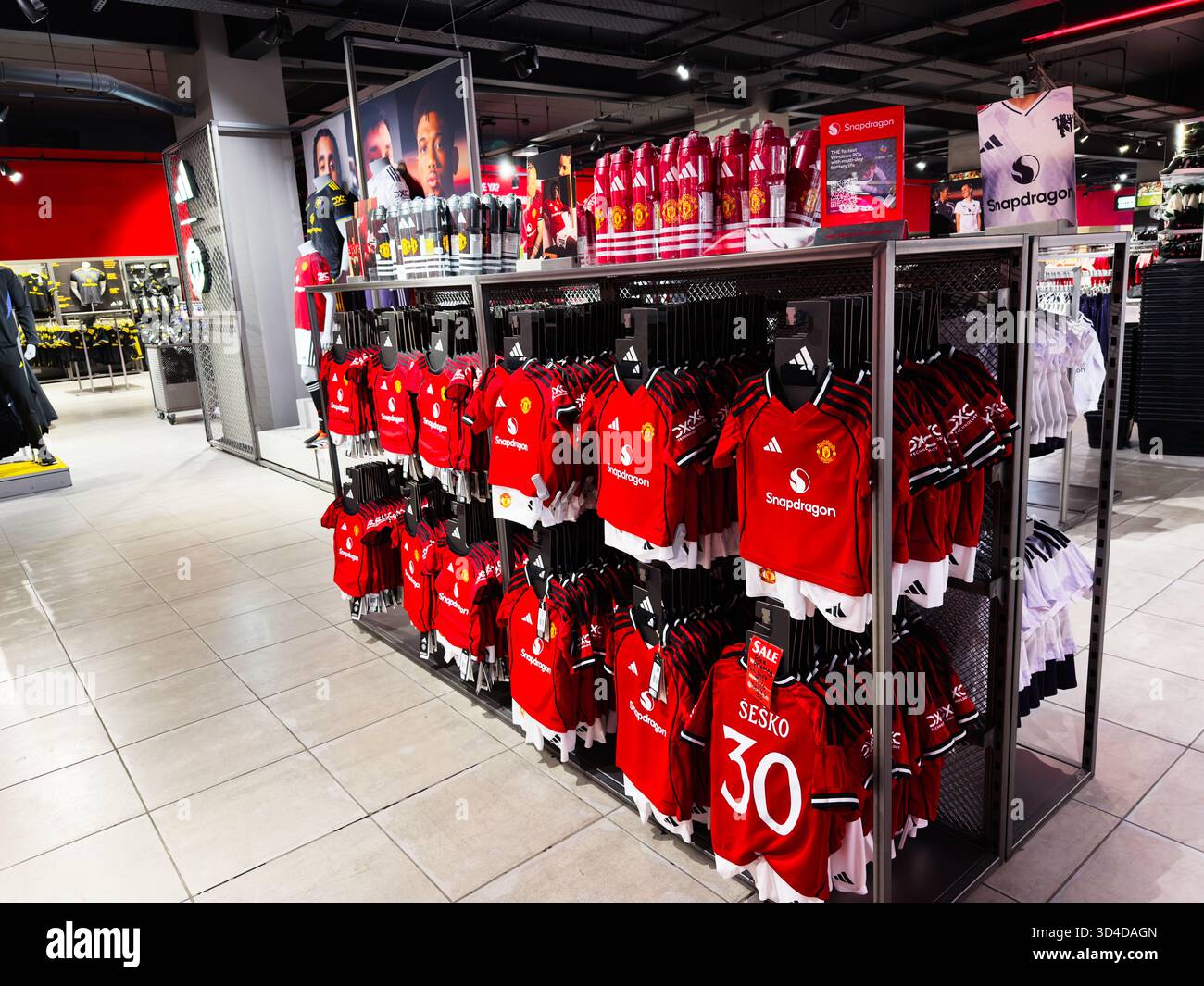 Manchester, UK - September 30, 2025: Bright Manchester store showcases ...
