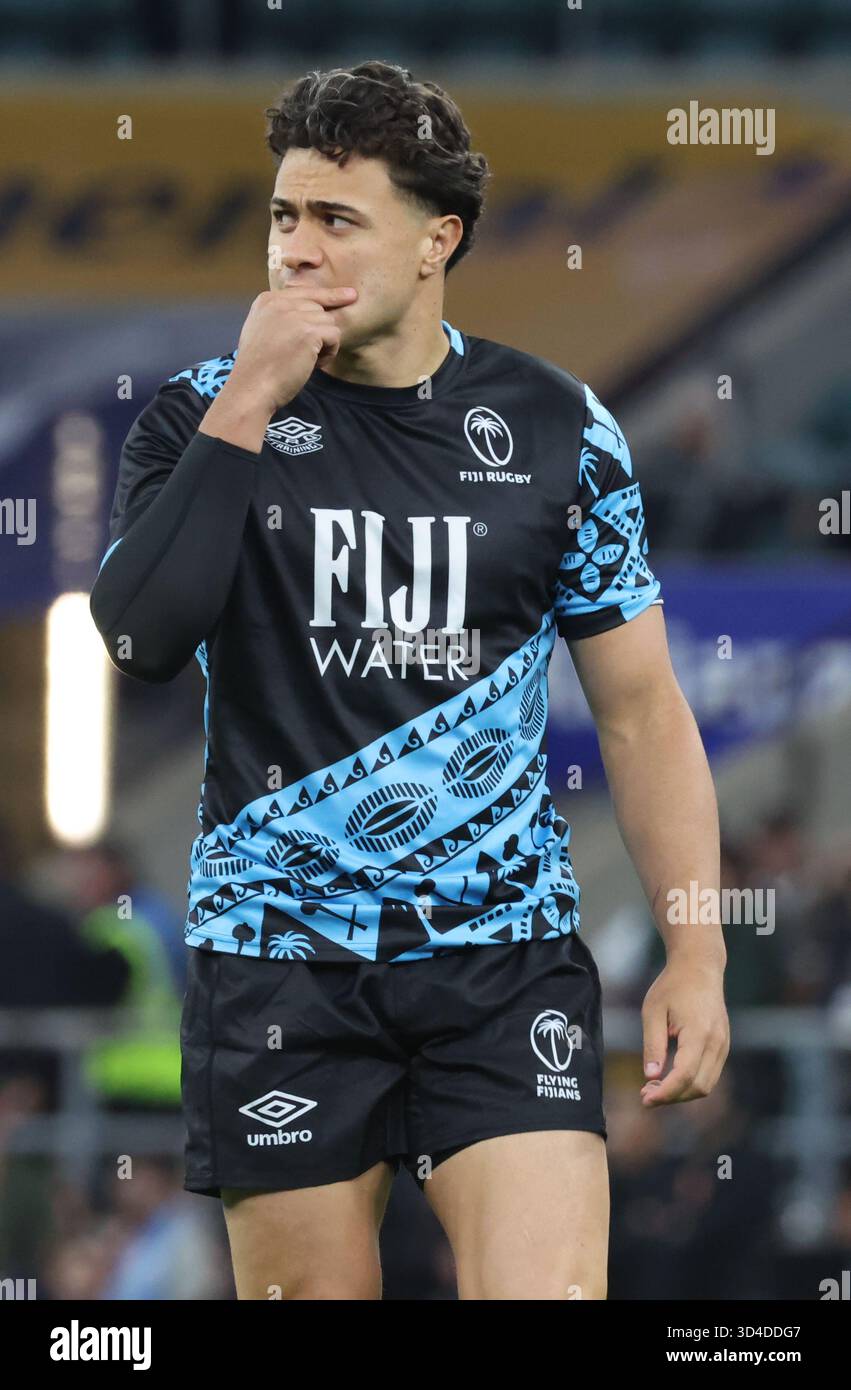 Caleb Muntz of Fiji in action during Quilter Nations Series match ...