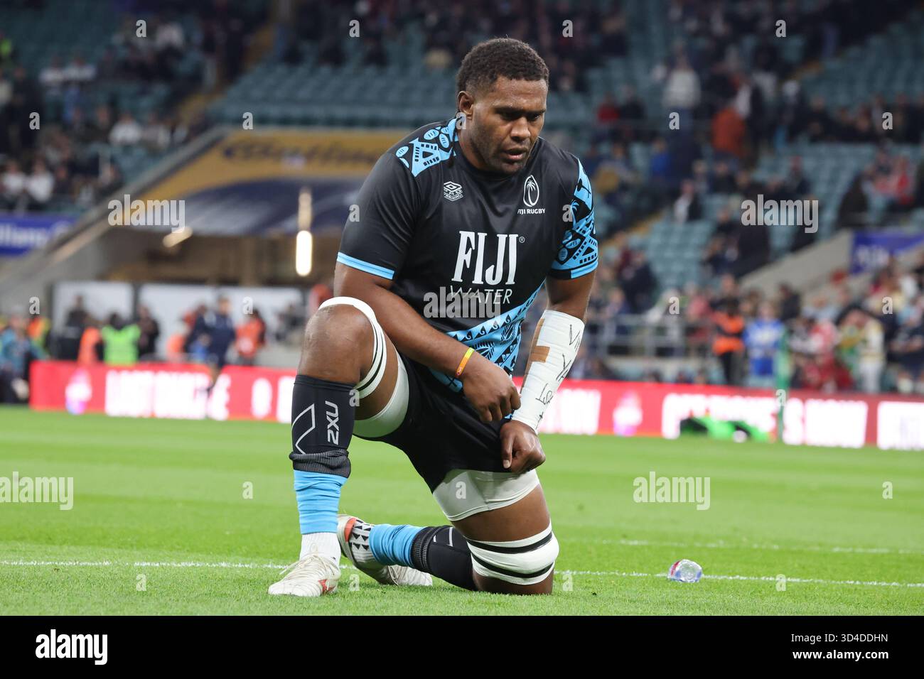 Temo Mayanavanua of Fiji in action during Quilter Nations Series match ...
