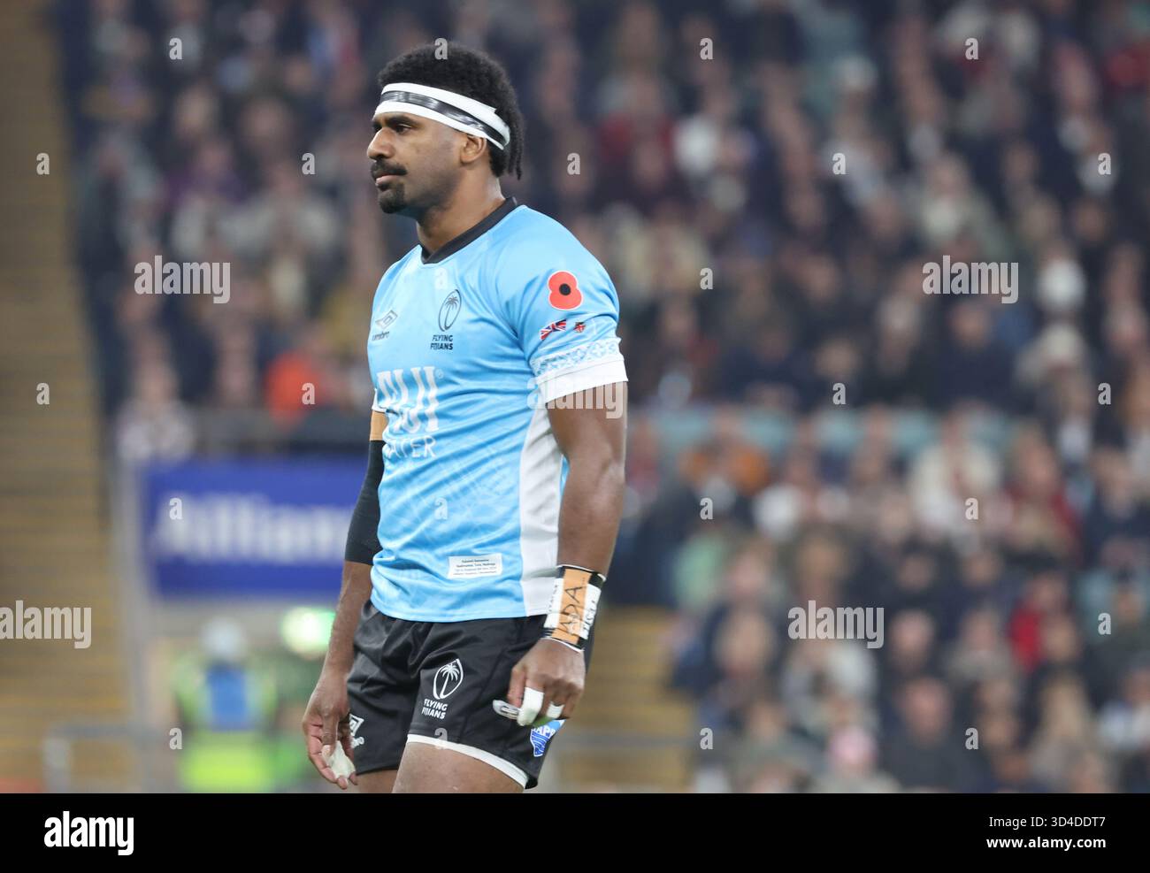 Kalaveti Ravouvou of Fiji in action during Quilter Nations Series match ...