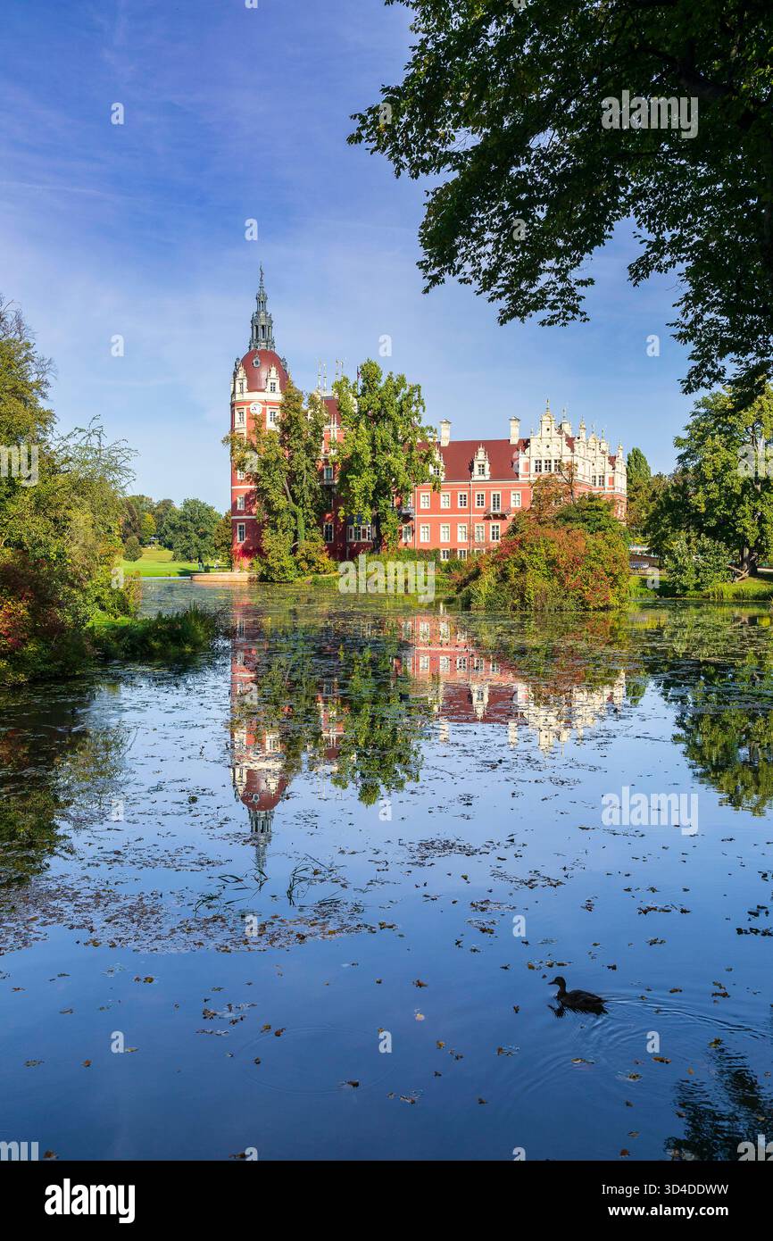 Neues Schloss Muskau, Muskauer Park, UNESCO Welterbe, Bad Muskau ...