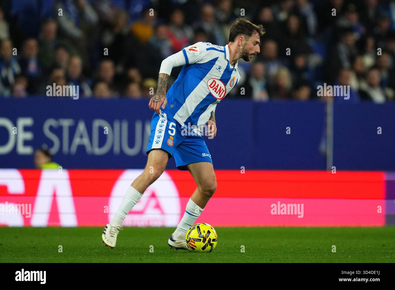 Fernando Calero of RCD Espanyol during the La Liga EA Sports match ...