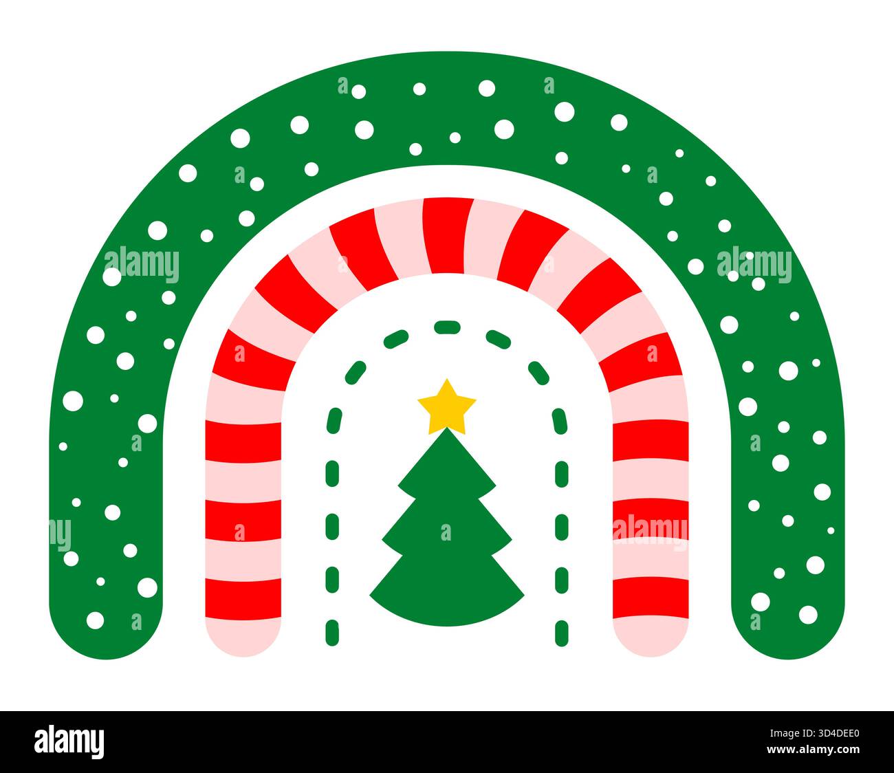 Candy tree on white Stock Vector Images - Alamy