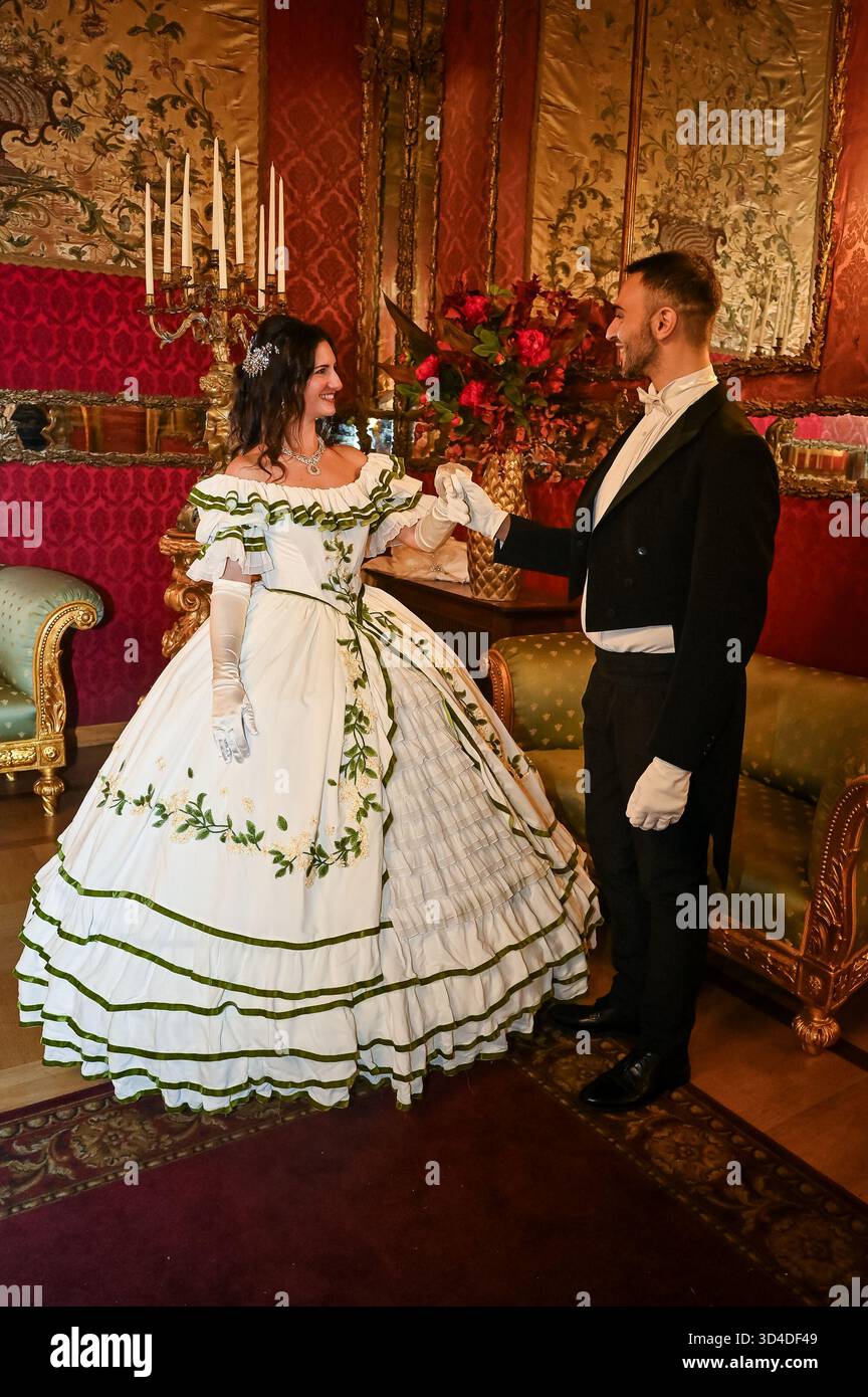 **NO WEB OR NEWSPAPERS FOR ITALY ONLY** Sissi's ball at Palazzo ...