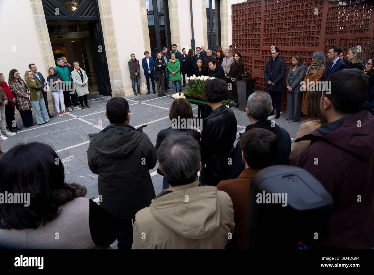 Floral tribute on the occasion of the 'Day of Remembrance', at the ...