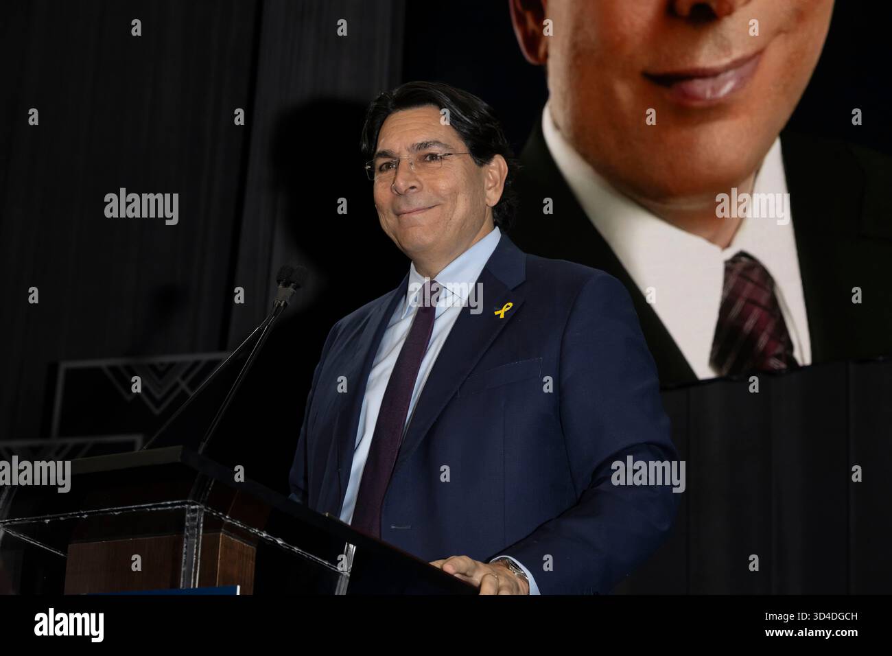 New York, United States. 09th Nov, 2025. Ambassador Danny Danon speaks ...