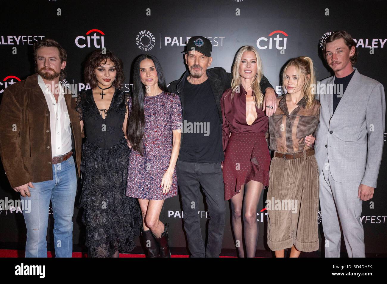 (L-R) Christian Wallace, Paulina Chávez, Demi Moore, Billy Bob Thornton ...
