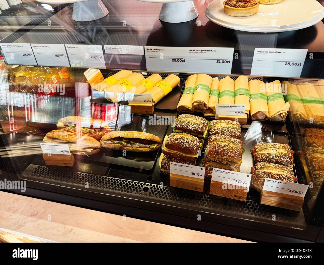 Nowy Dwor Mazowiecki, Poland - October 22, 2025: Bakery display ...