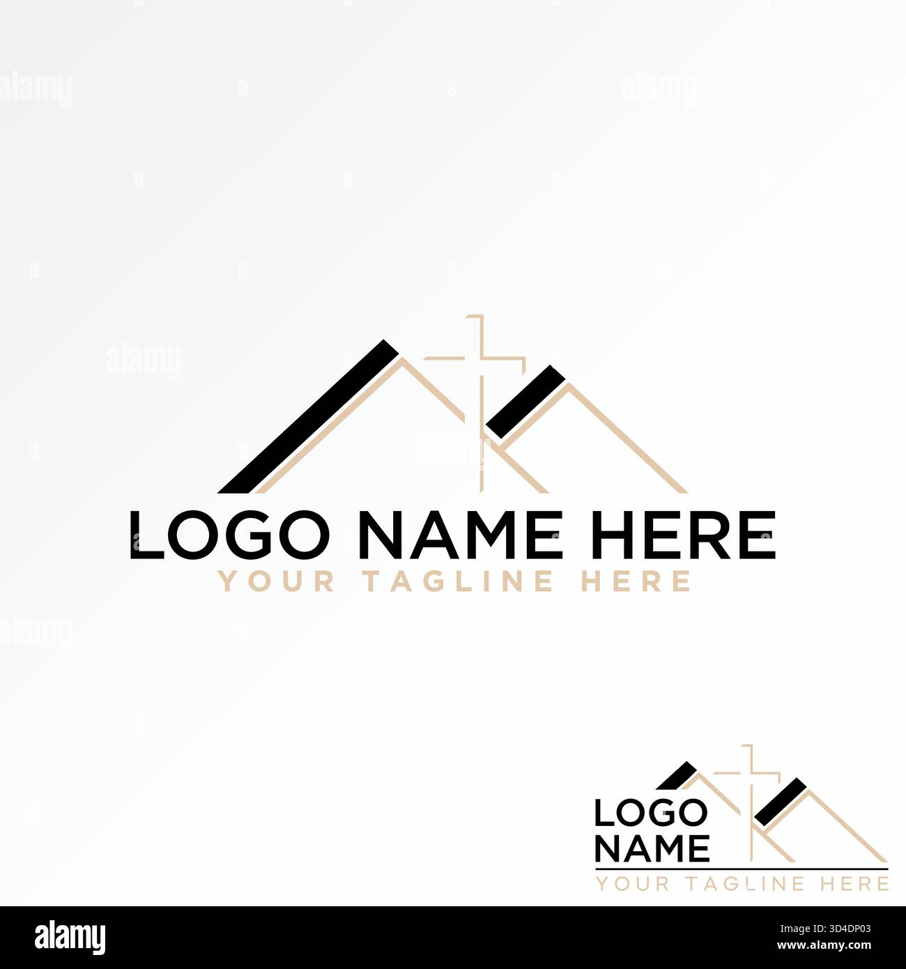 Religious landmark exterior Stock Vector Images - Alamy