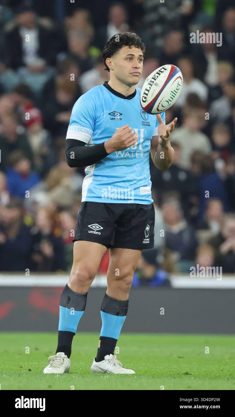 Caleb Muntz of Fiji in action during Quilter Nations Series match ...