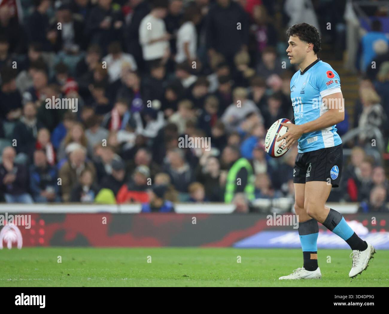 Caleb Muntz of Fiji in action during Quilter Nations Series match ...