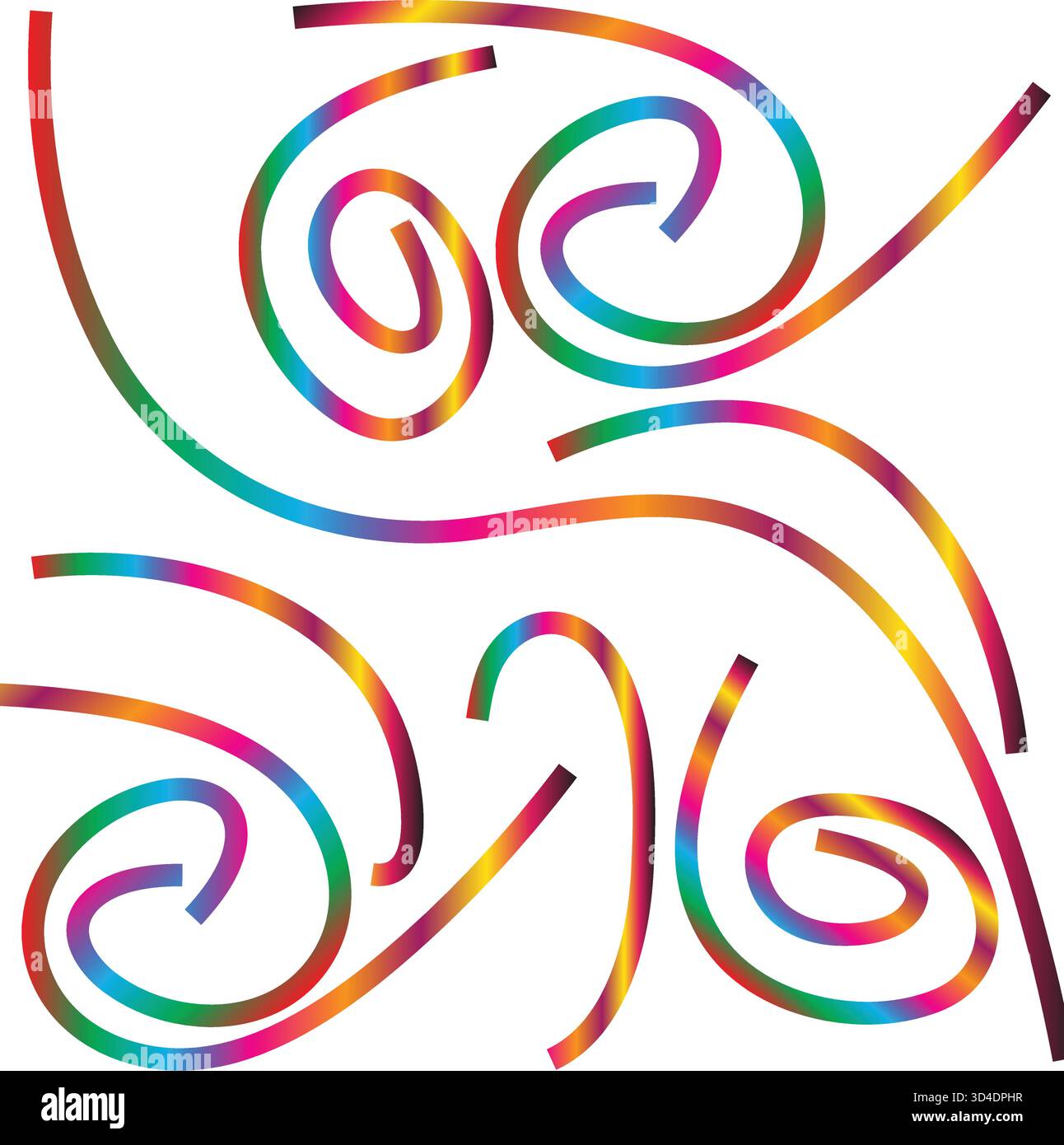 Digital design colorful background Cut Out Stock Images & Pictures - Alamy