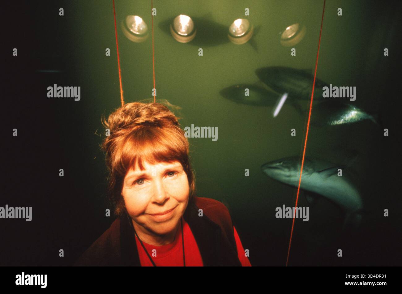 Della "Irene" Nelson, a fish counter for the Oregon Fish and Wildlife ...