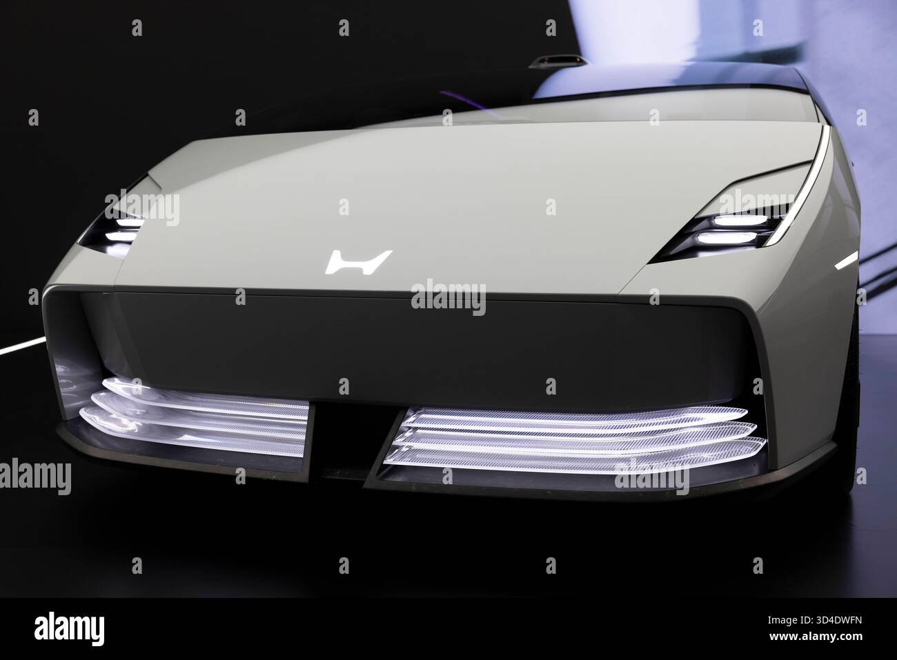 Tokyo, Japan. 30th Oct, 2025. Honda 0 Saloon prototype on display at ...