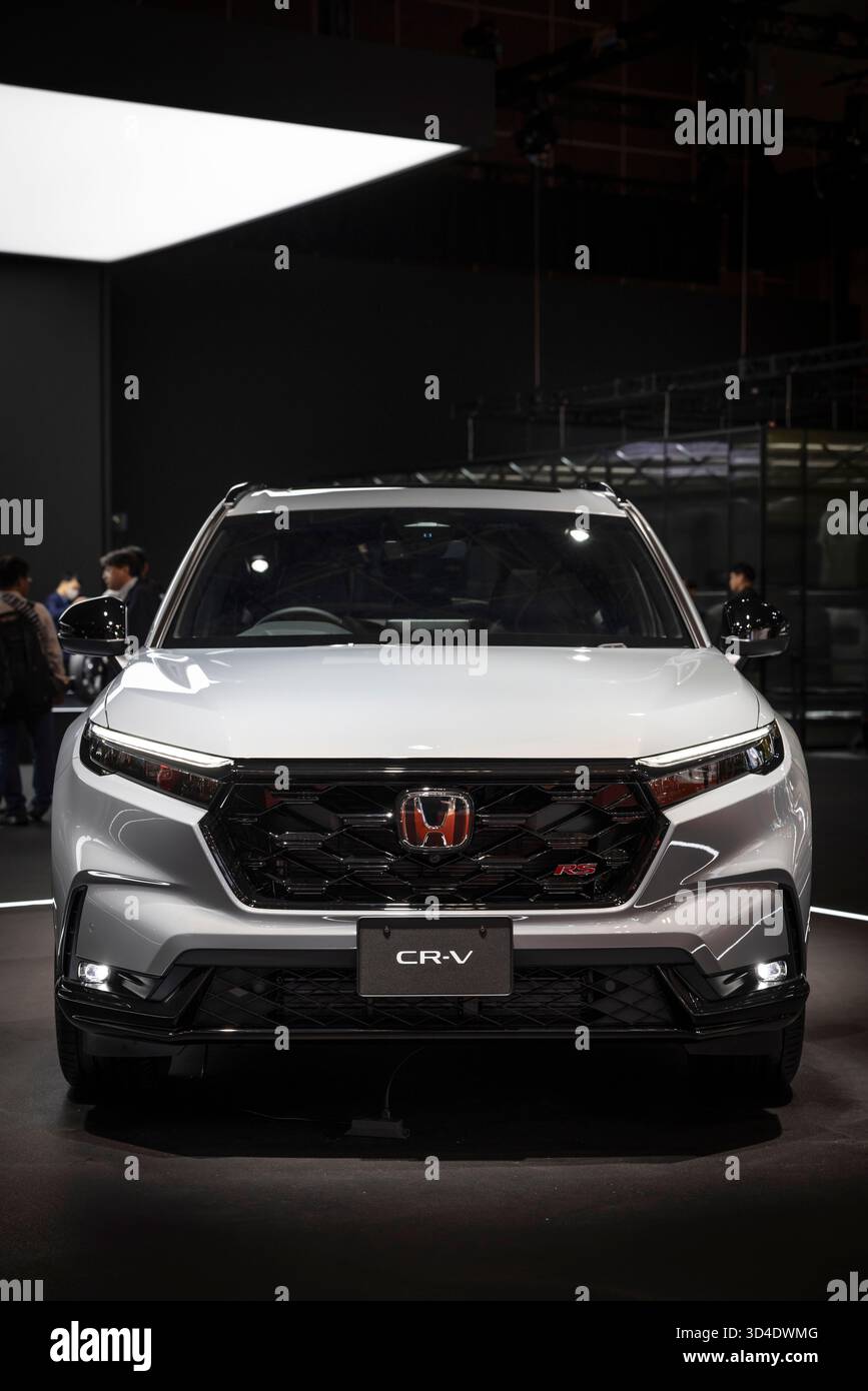 Tokyo, Japan. 30th Oct, 2025. Honda CR-V on display at Japan Mobility ...