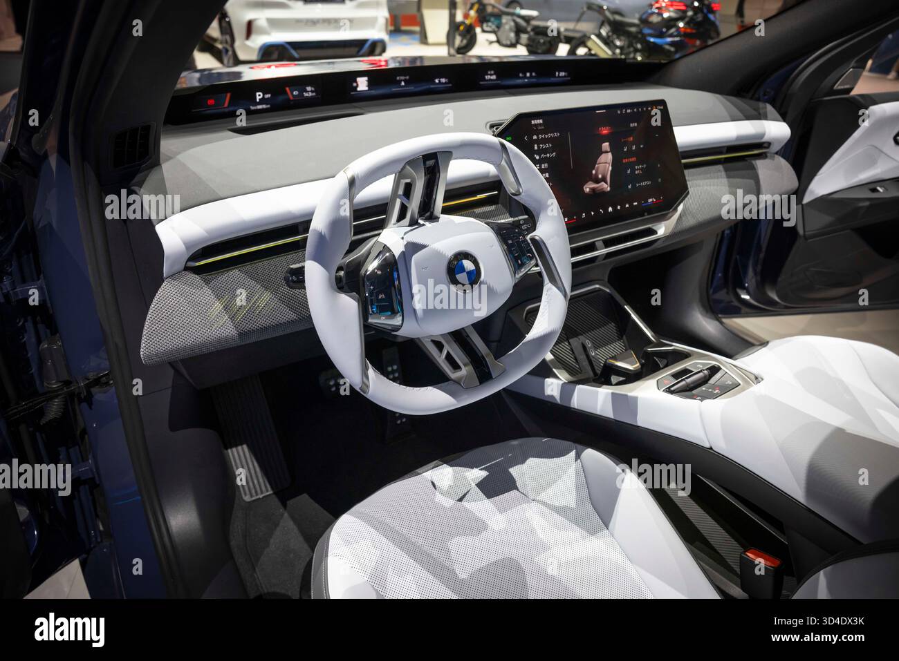 Tokyo, Japan. 30th Oct, 2025. Interior of Neue Klasse EV SUV BMW iX3 on ...