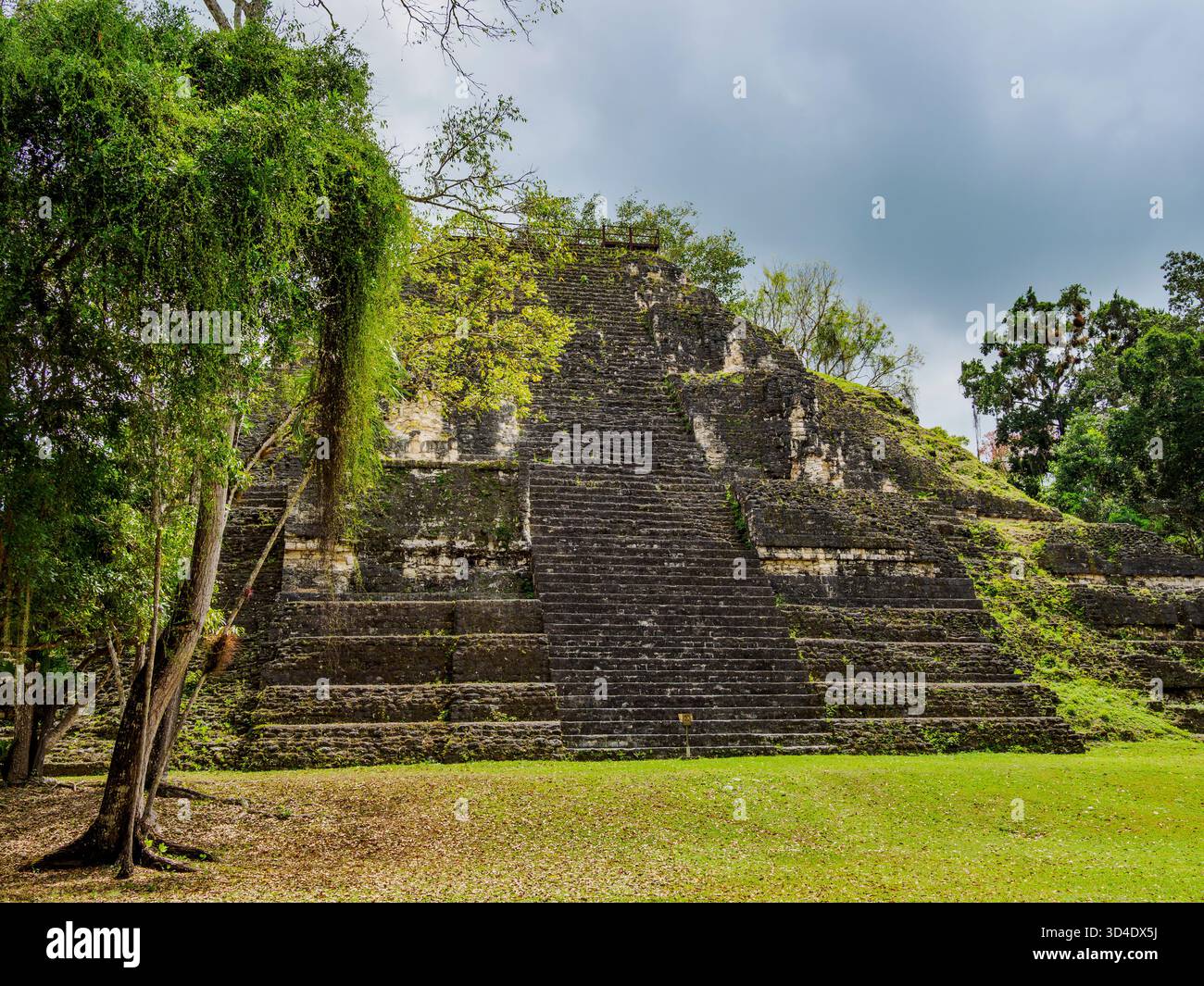 The Great Pyramid of Lost World, Mundo Perdido, Tikal, Peten Department ...