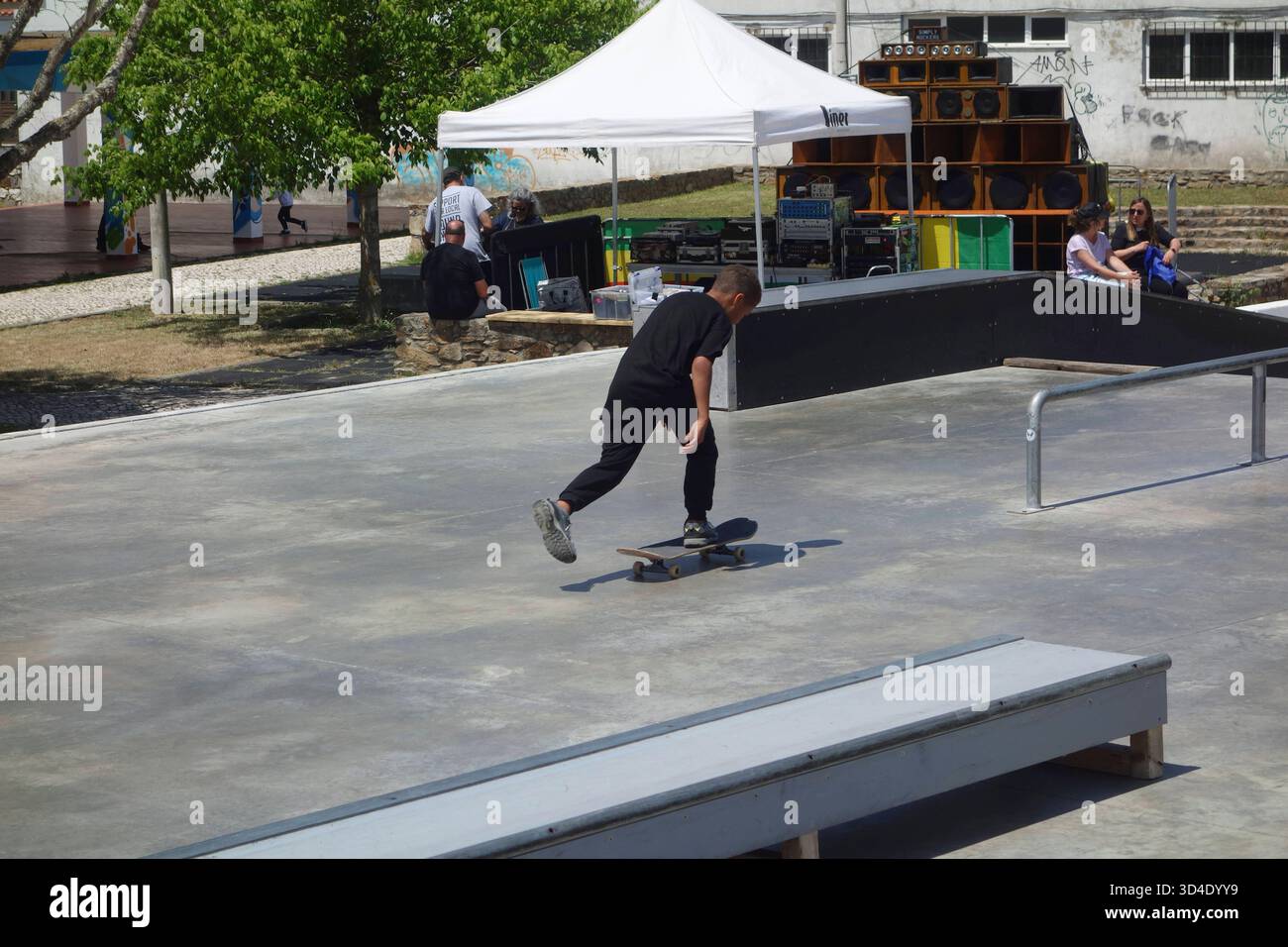 skating on a skateboard popular outdoor sport on the street and in the ...