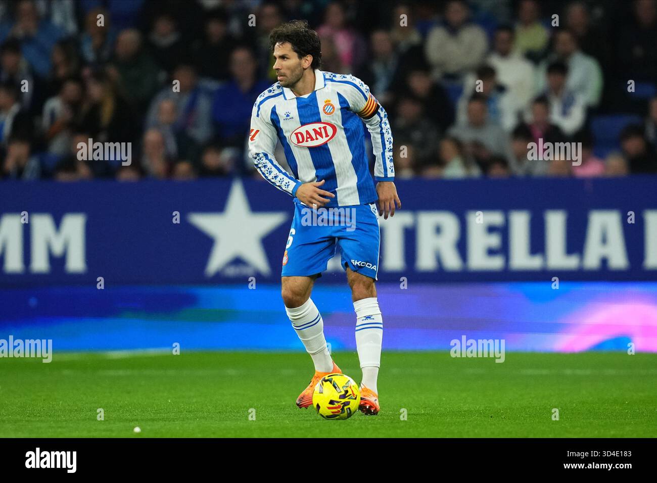 Leandro Cabrera of RCD Espanyol during the La Liga EA Sports match ...