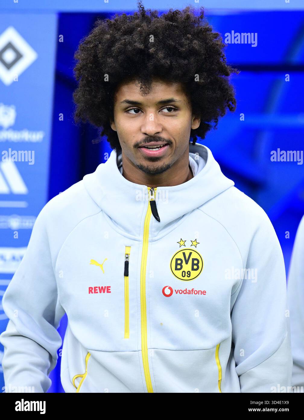Karim-David Adeyemi (Dortmund) Hamburg, November 8, 2025, Soccer ...