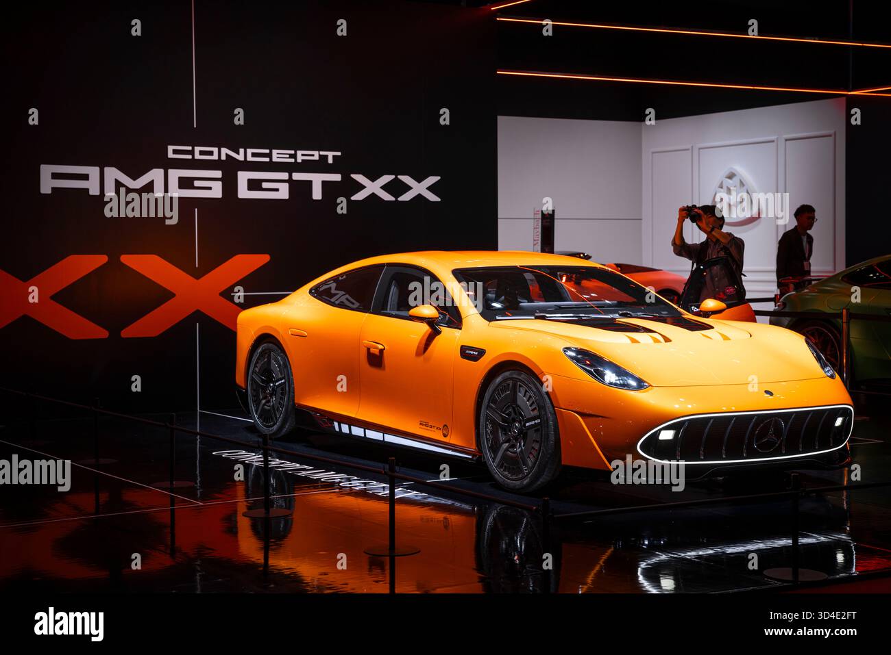 Mercedes-Benz AMG GT XX concept on display at Japan Mobility Show 2025 ...