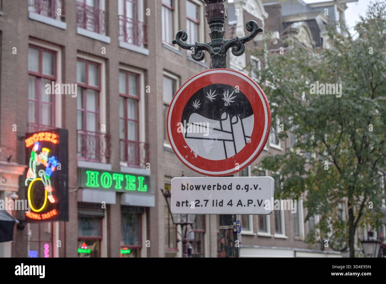 Rauchverbot, keine Joints im Vergnügungsviertel Red Light District ...