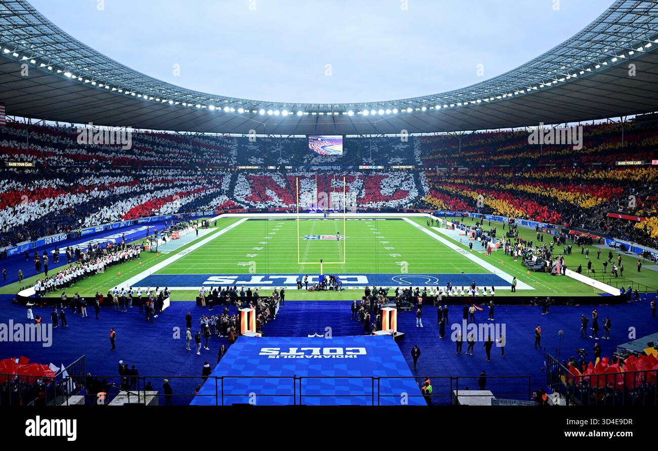 Overview Olympic Stadium Berlin, November 9, 2025, American Football ...