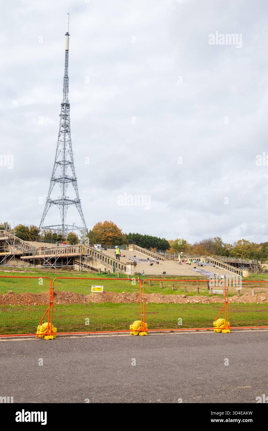 Crystal Palace Park regeneration and restoration works being carried ...