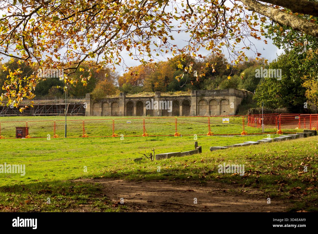 Crystal Palace Park regeneration and restoration works being carried ...