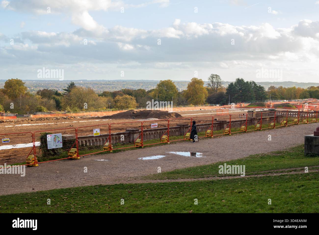 Crystal Palace Park regeneration and restoration works being carried ...