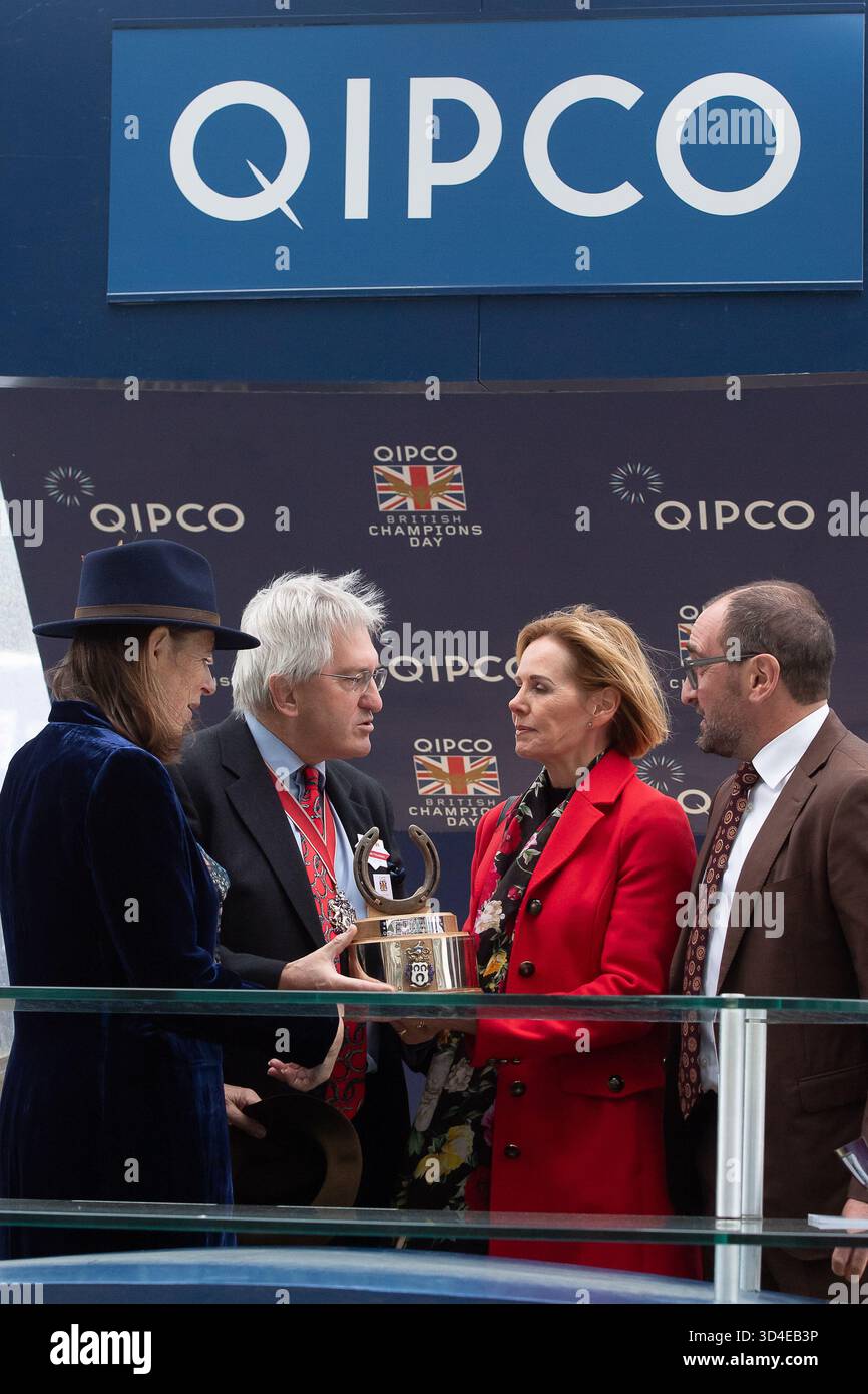 Ascot, Berkshire, UK. 18th October, 2025. The winner of the Worshipful ...