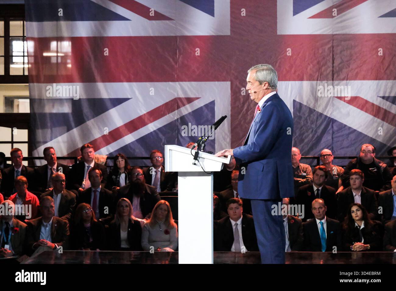 Westminster, London, UK. 10th Nov 2025. Reform Party UK press ...