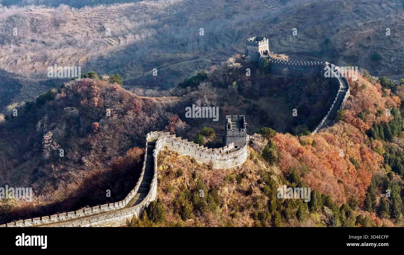 (251110) -- BEIJING, Nov. 10, 2025 (Xinhua) -- An aerial drone photo ...