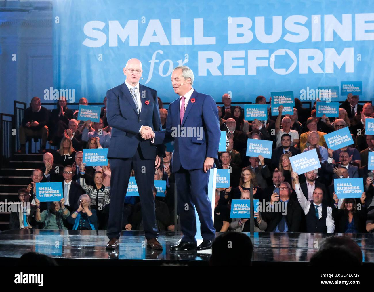 Westminster, London, UK. 10th Nov 2025. Reform Party UK press ...