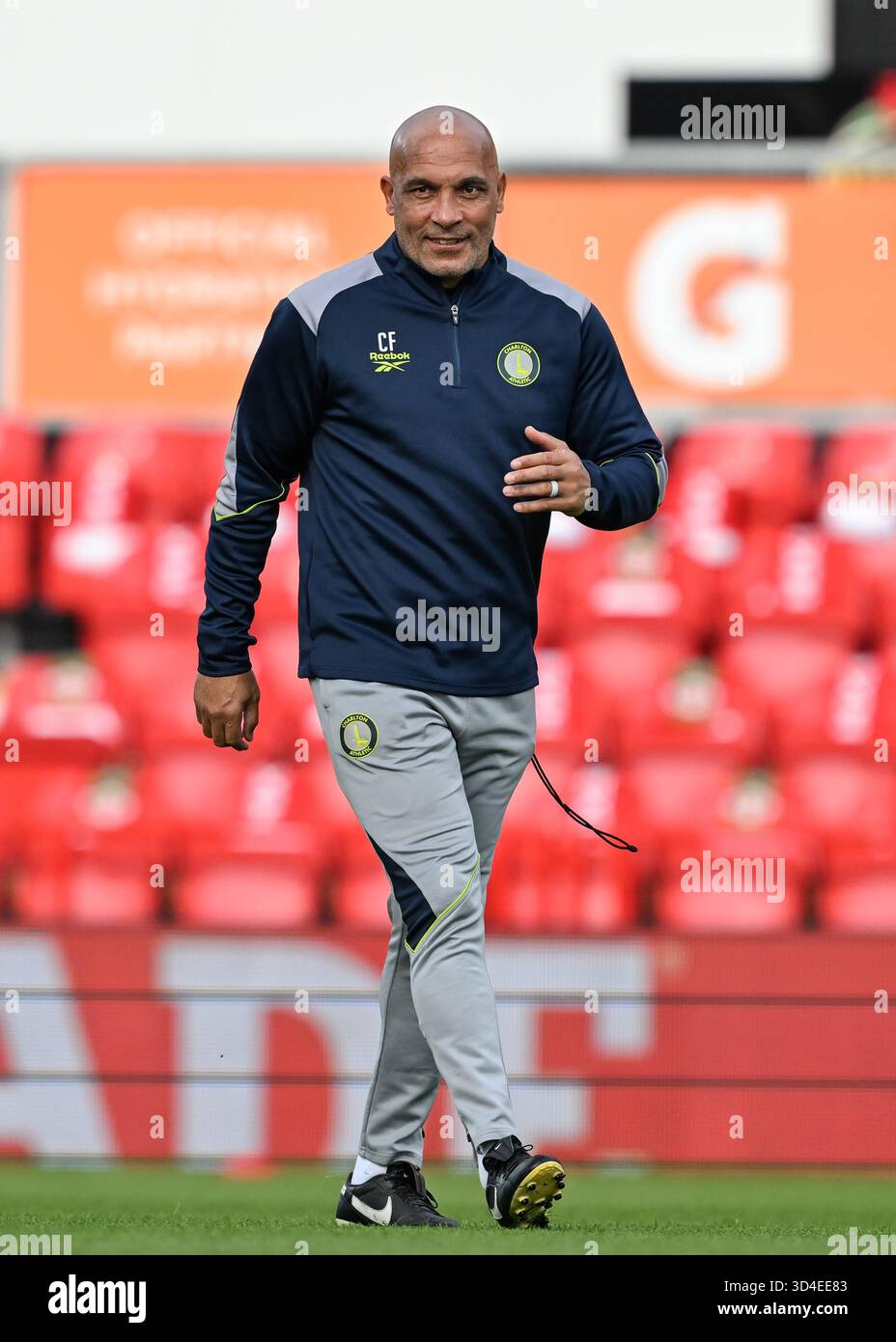 Charlton Athletic assistant manager Curtis Fleming ahead of the Sky Bet ...