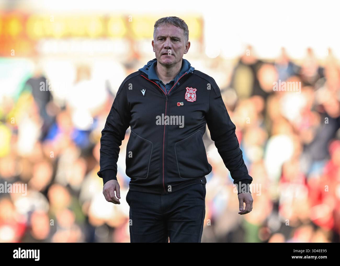 Wrexham manager Phil Parkinson ahead of the Sky Bet Championship match ...