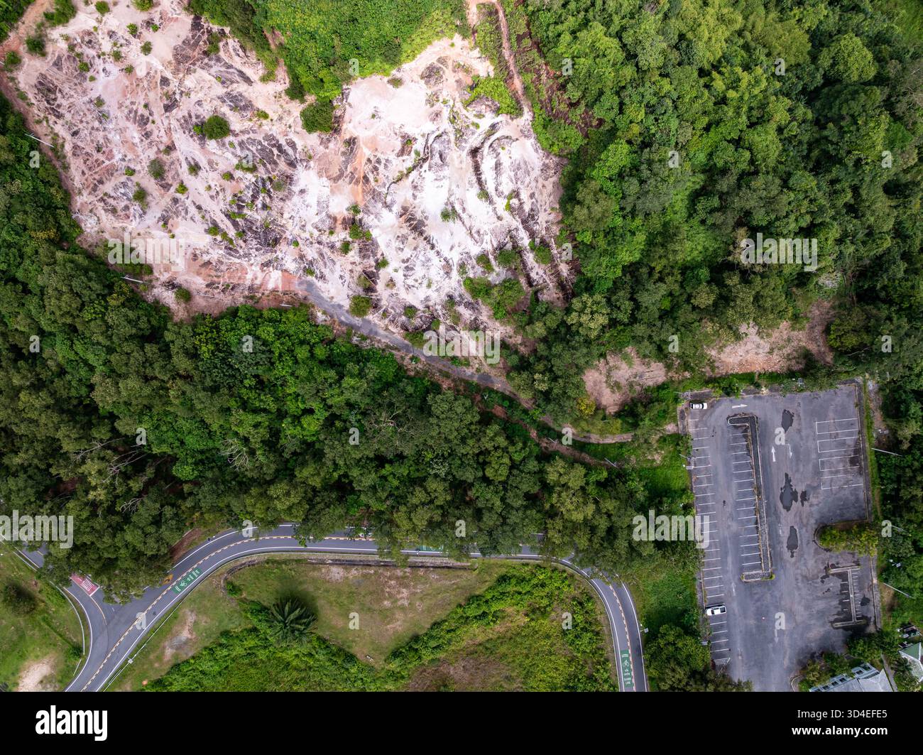 Deforestation aerial photo,Forest destroyed environmental damage from ...